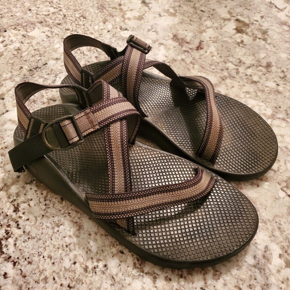 Chaco | Shoes | Chaco Mens Zcloud Black Tan Brown Tread Read Sz 3 Worn ...